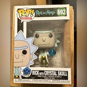 Funko | Toys | Nwt Funko Pop Rick And Morty Rick With Crystal Skull ...